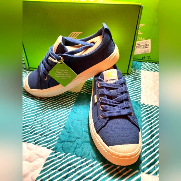 Cariuma | Shoes | New Cariuma Shadow Blue Canvas Sneaker | Poshmark